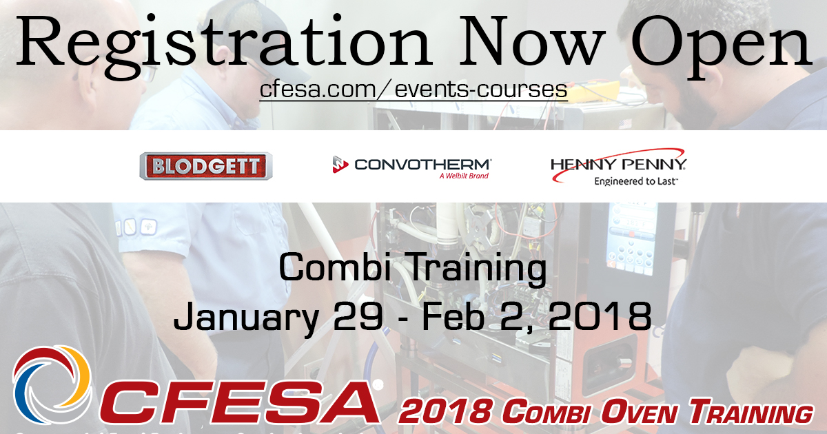 Notes From CFESA: A Busy Training Schedule | 2017-12-20 | Foodservice ...