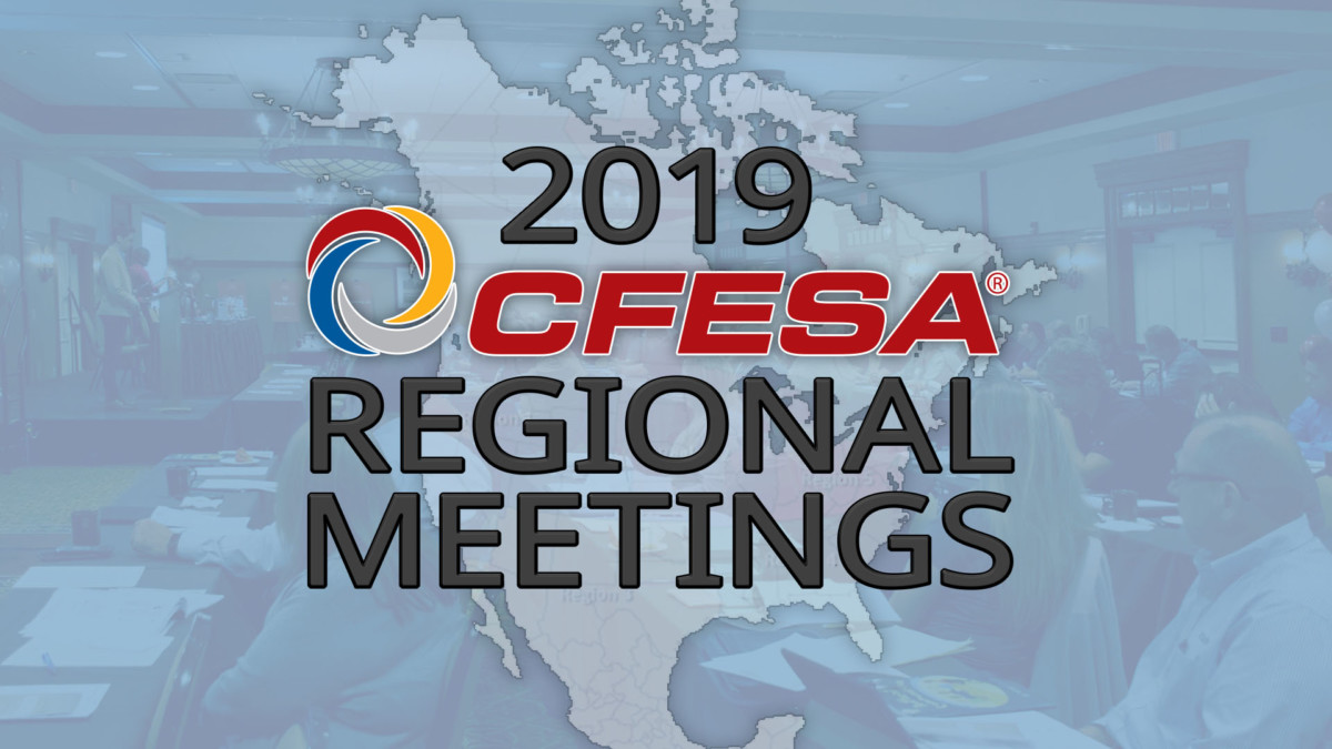 Notes From CFESA: All Dates Are Set For 2019 Regional Meetings ...