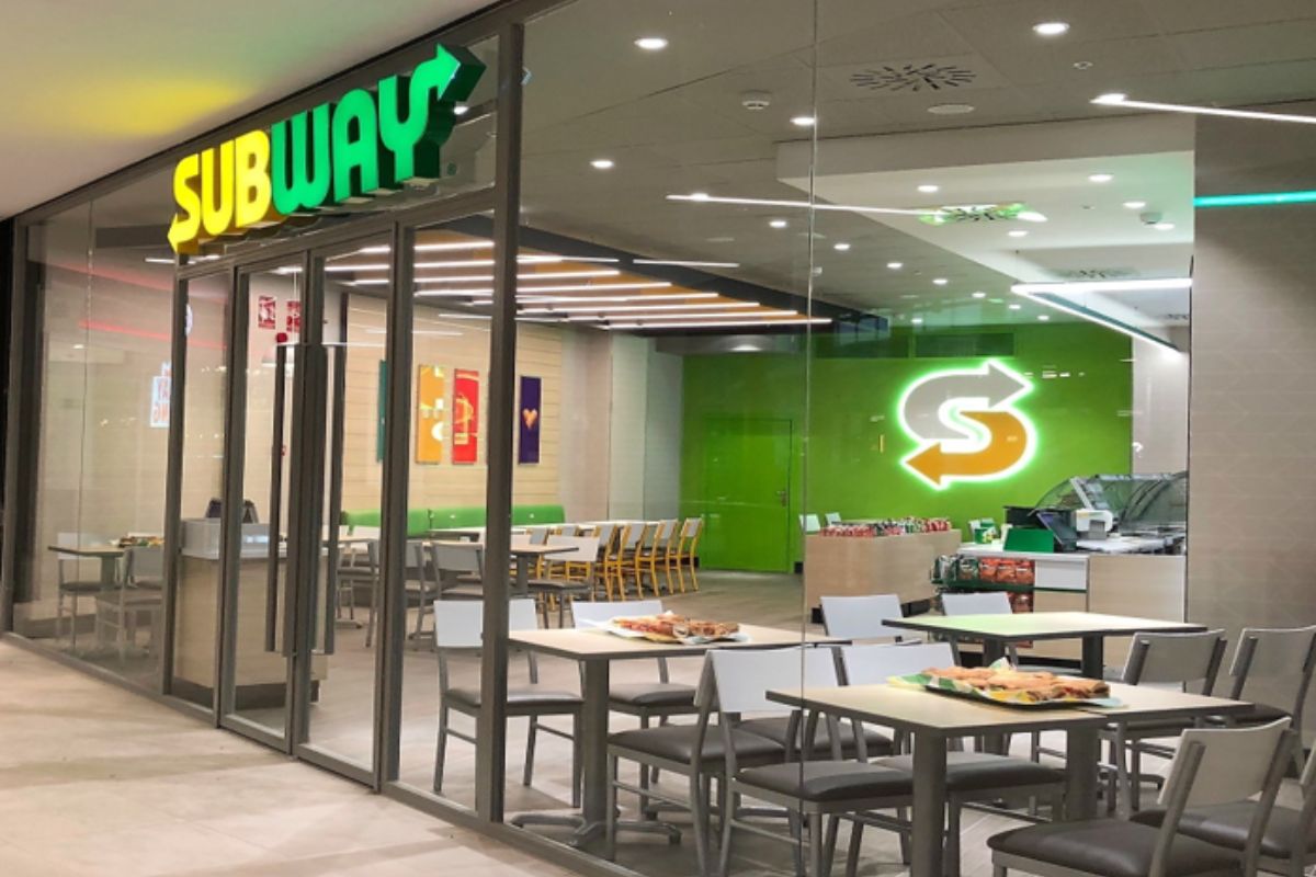Subway Restaurant Inside